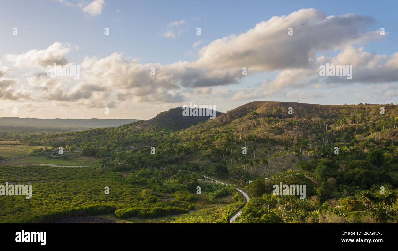 A mesmerizing view of the Yumuri River surrounded by greenery in ...
