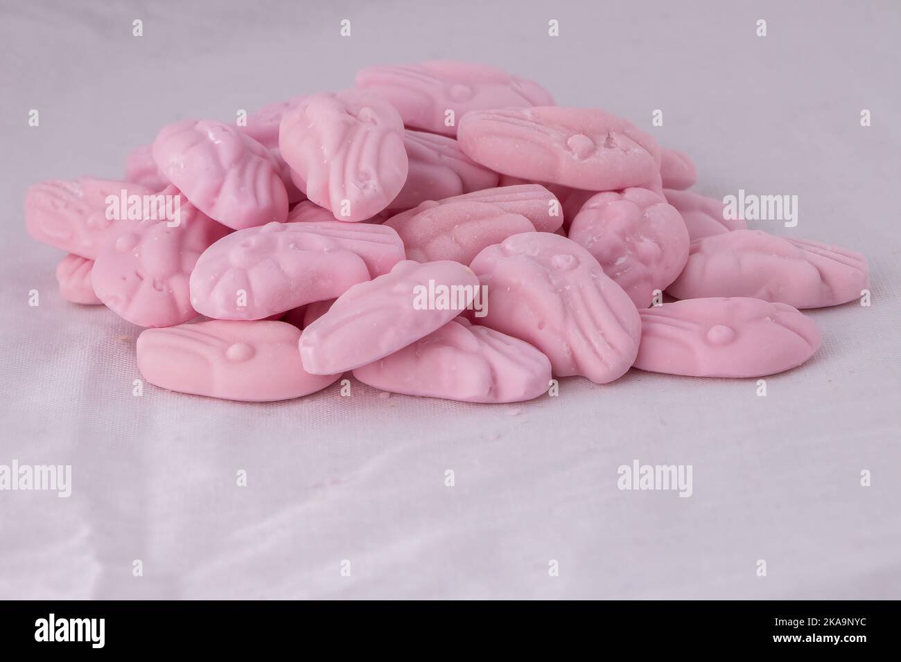 Traditional tuck shop favourite delicious raspberry flavoured shrimp ...