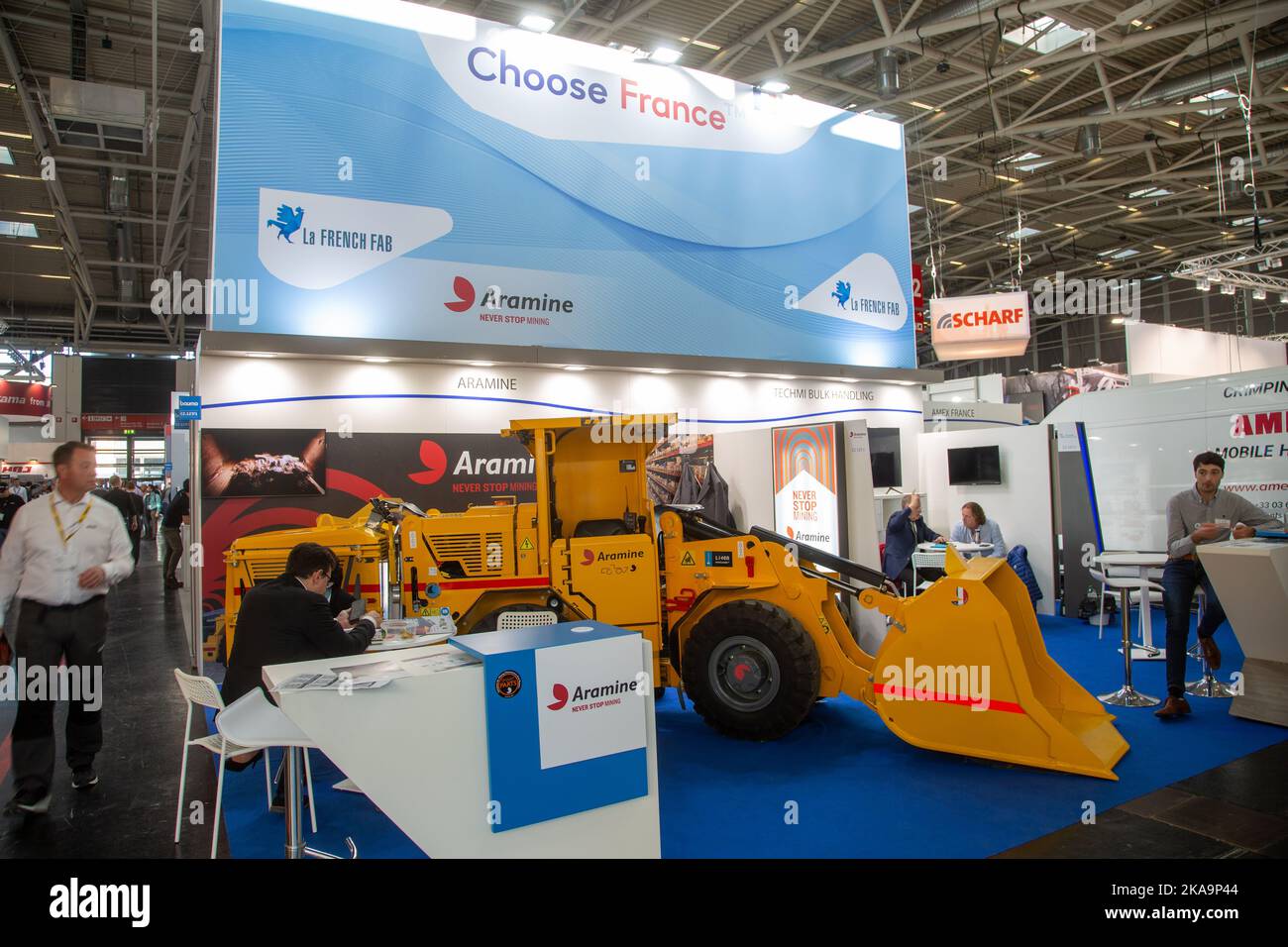 Choose France Aramine La French FAB bei der Bauma, Weltleitmesse für ...