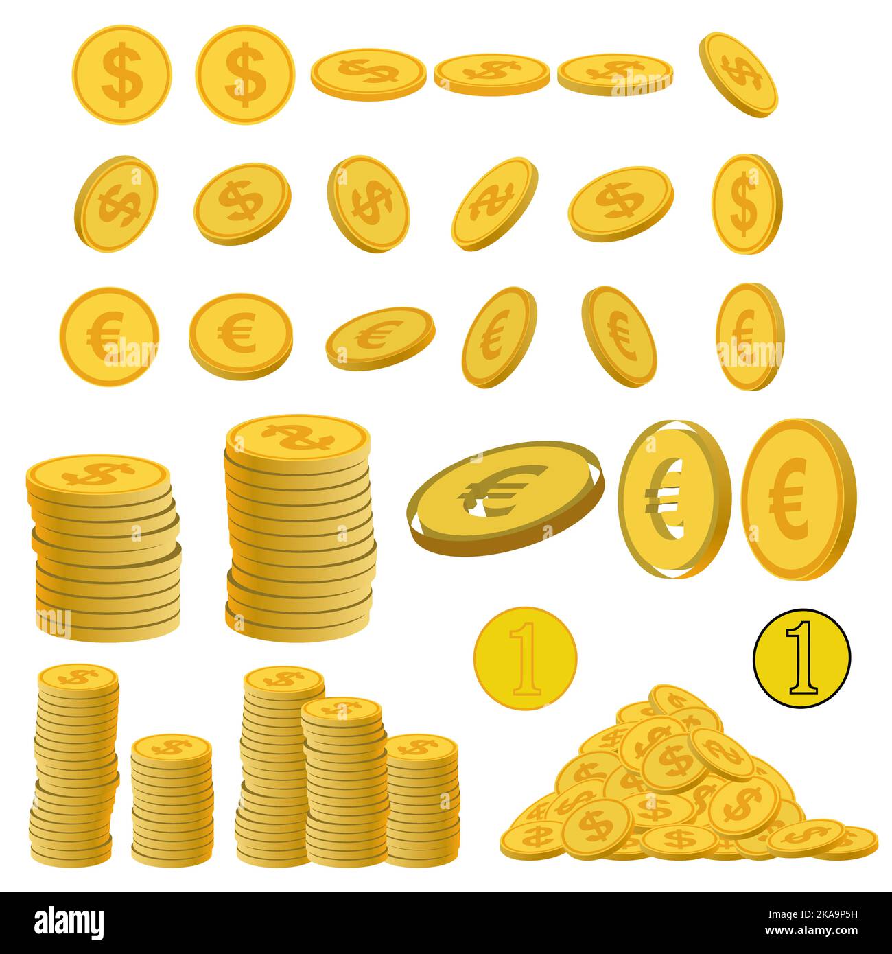 Stacked column Stock Vector Images - Alamy