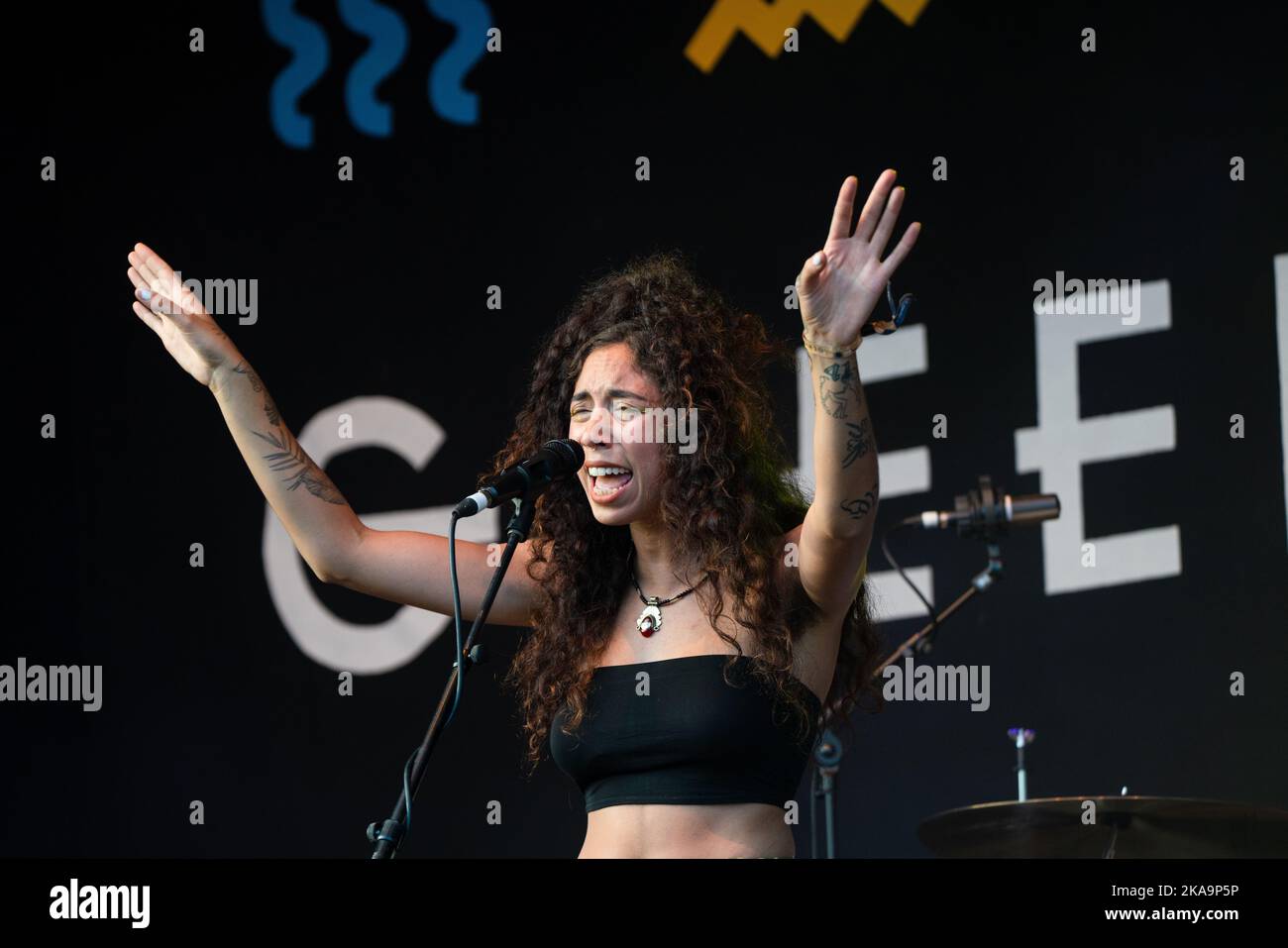 Indigo De Souza on the Walled Garden Stage at the Green Man Festival ...