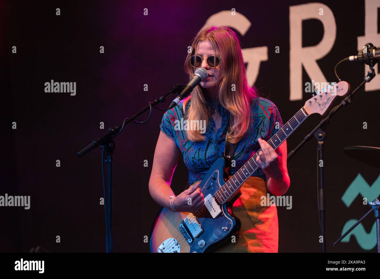 Ash Reiter of Sugar Candy Mountain play the Walled Garden Stage at the ...