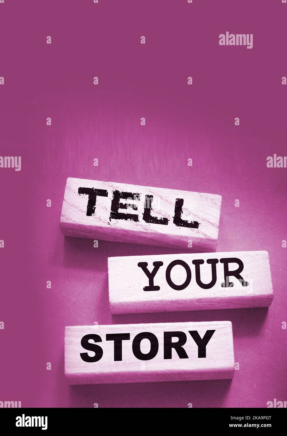 Tell your story word on wooden blocks. Testimonial examples ...