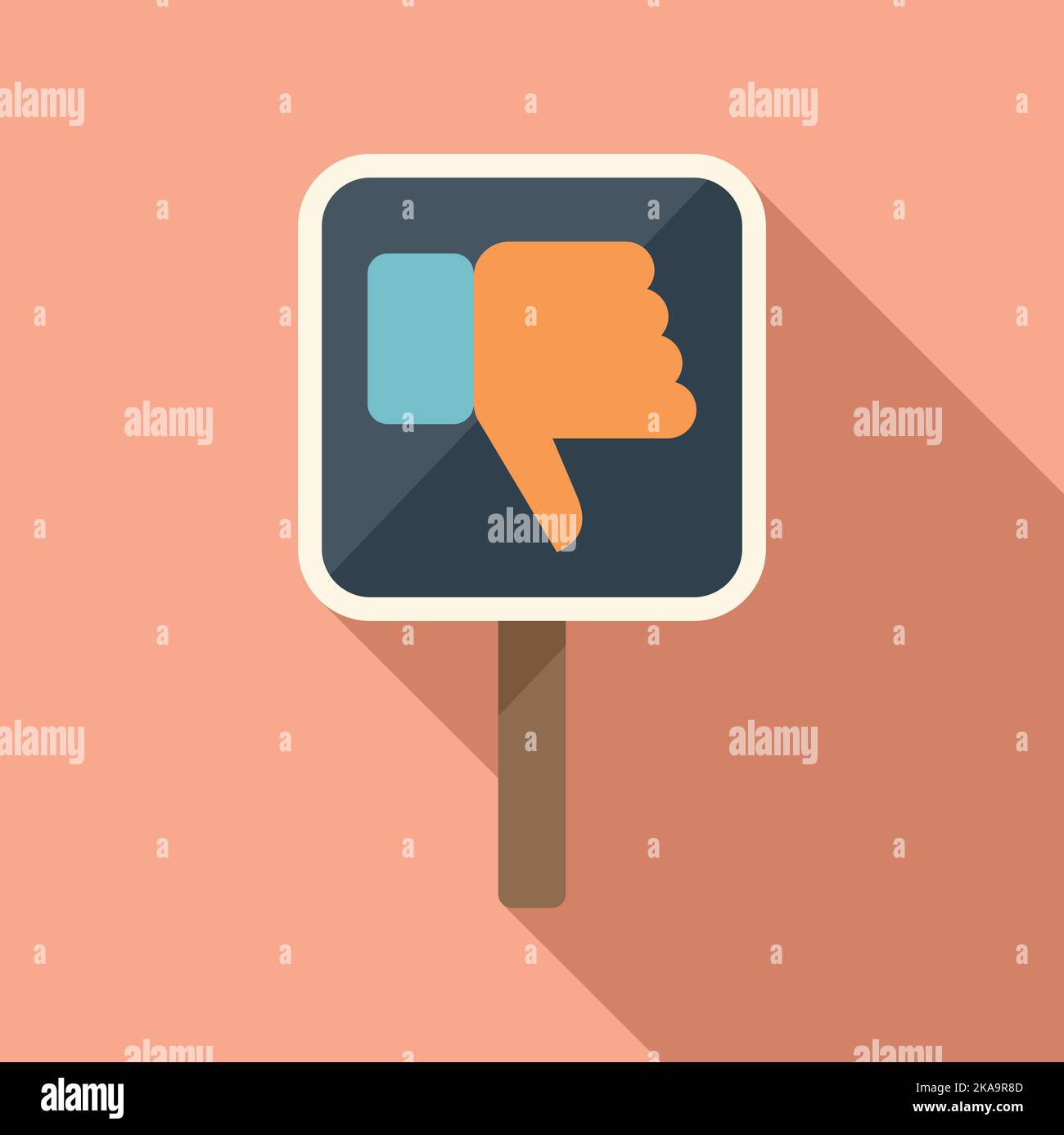 Facebook like button negative hi-res stock photography and images - Alamy