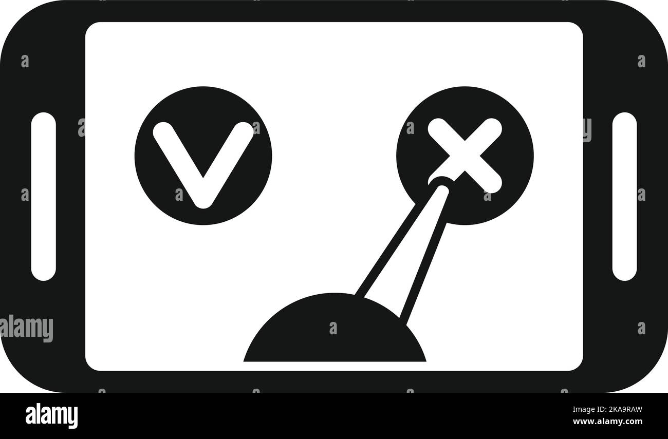 Dislike icon simple vector. Social media. Negative feedback Stock ...