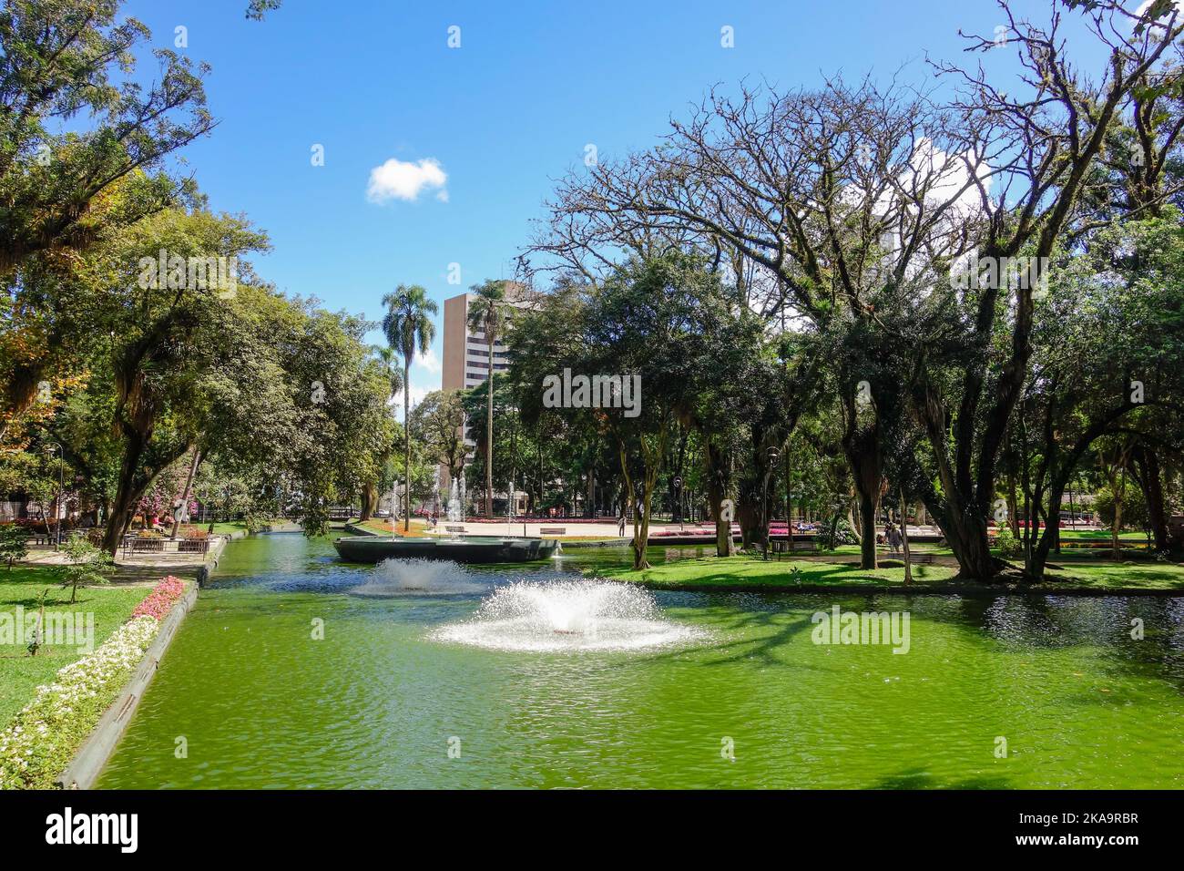 Passeio Publico city park in Curitiba, Parana, Brazil Stock Photo - Alamy