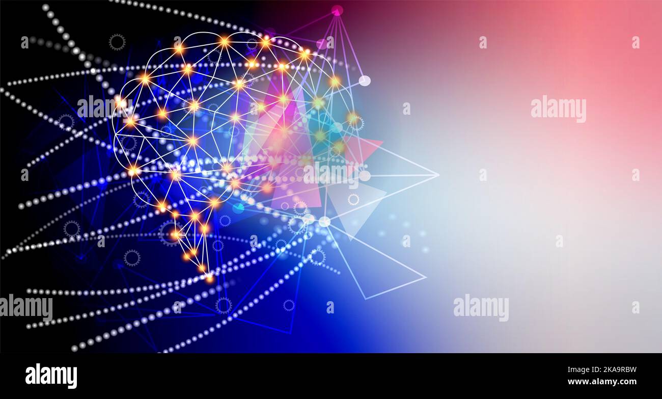 Technology mind circuit. electronic mind futuristic technology ...