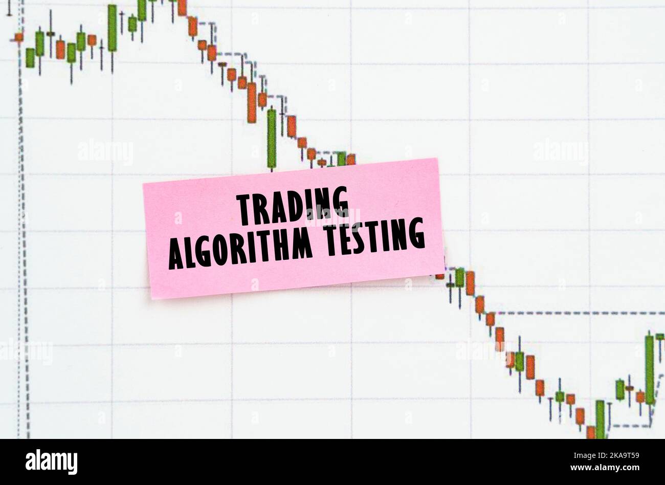 Business and trading concept. Against the background of the quote chart ...