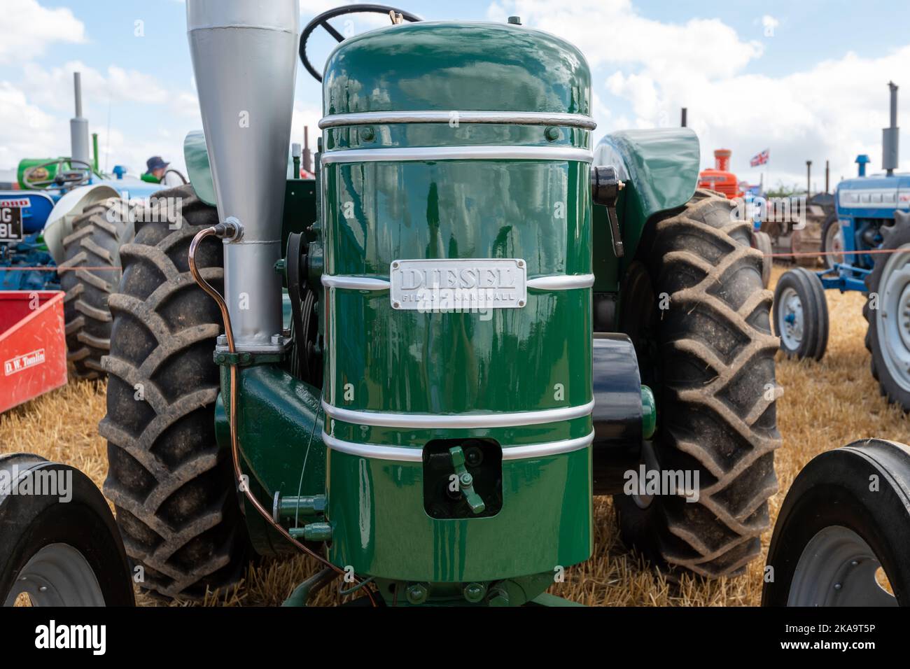 Tarrant Hinton.Dorset.United Kingdom.August 25th 2022.A restored Field ...