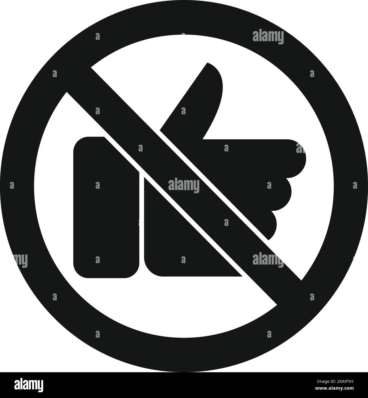 Facebook like button negative hi-res stock photography and images - Alamy