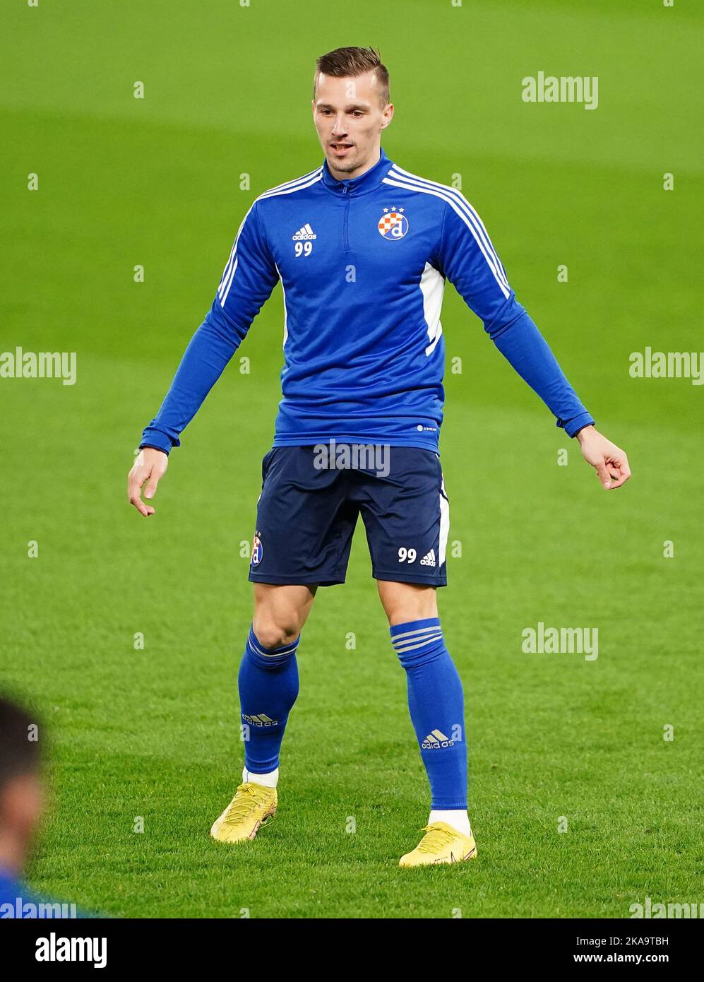 Dinamo Zagreb's Mislav Orsic during a training session at Stamford ...