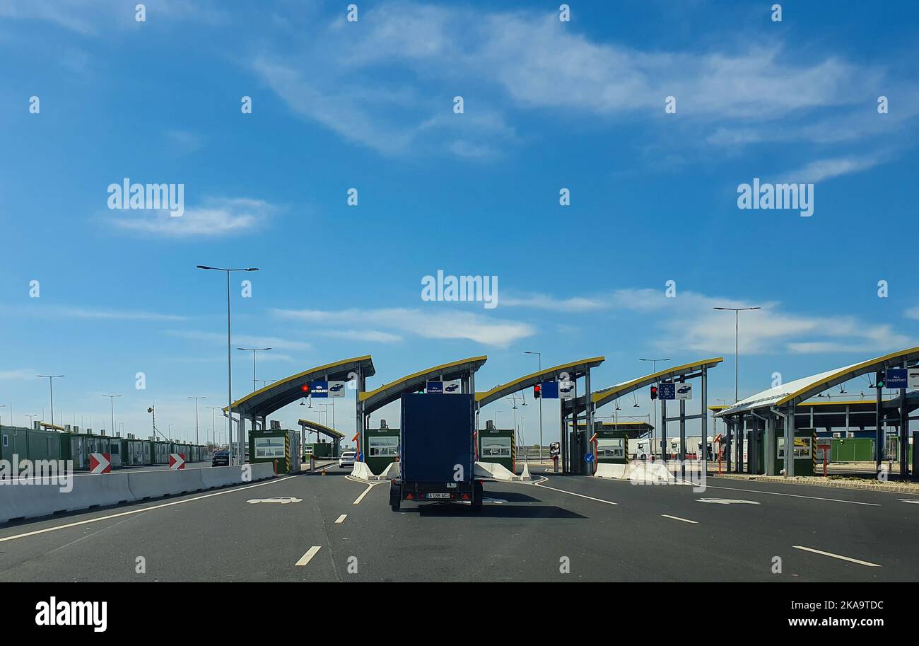 It is one of the borders between Romania and Hungary Stock Photo - Alamy