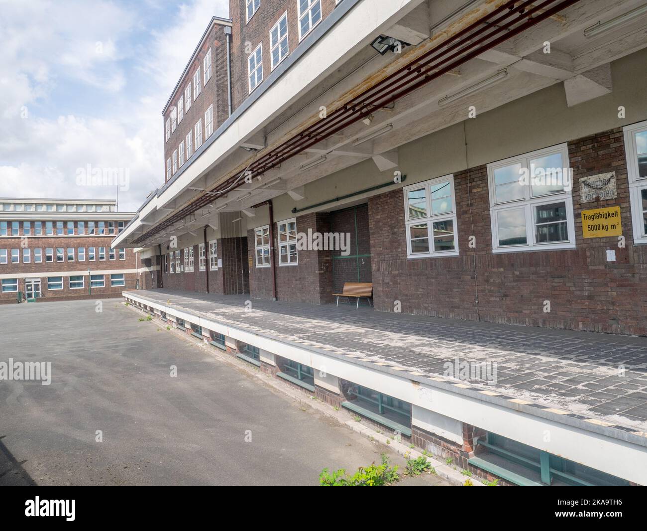 famous industrial designer Peter Behrens designed the imposing building ...