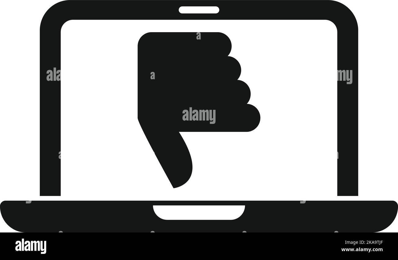 Facebook like button negative hi-res stock photography and images - Alamy