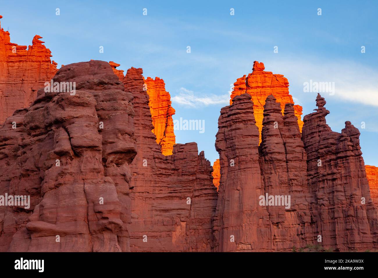 The Cottontail Tower behind with Ancient Art at right in the Fisher ...