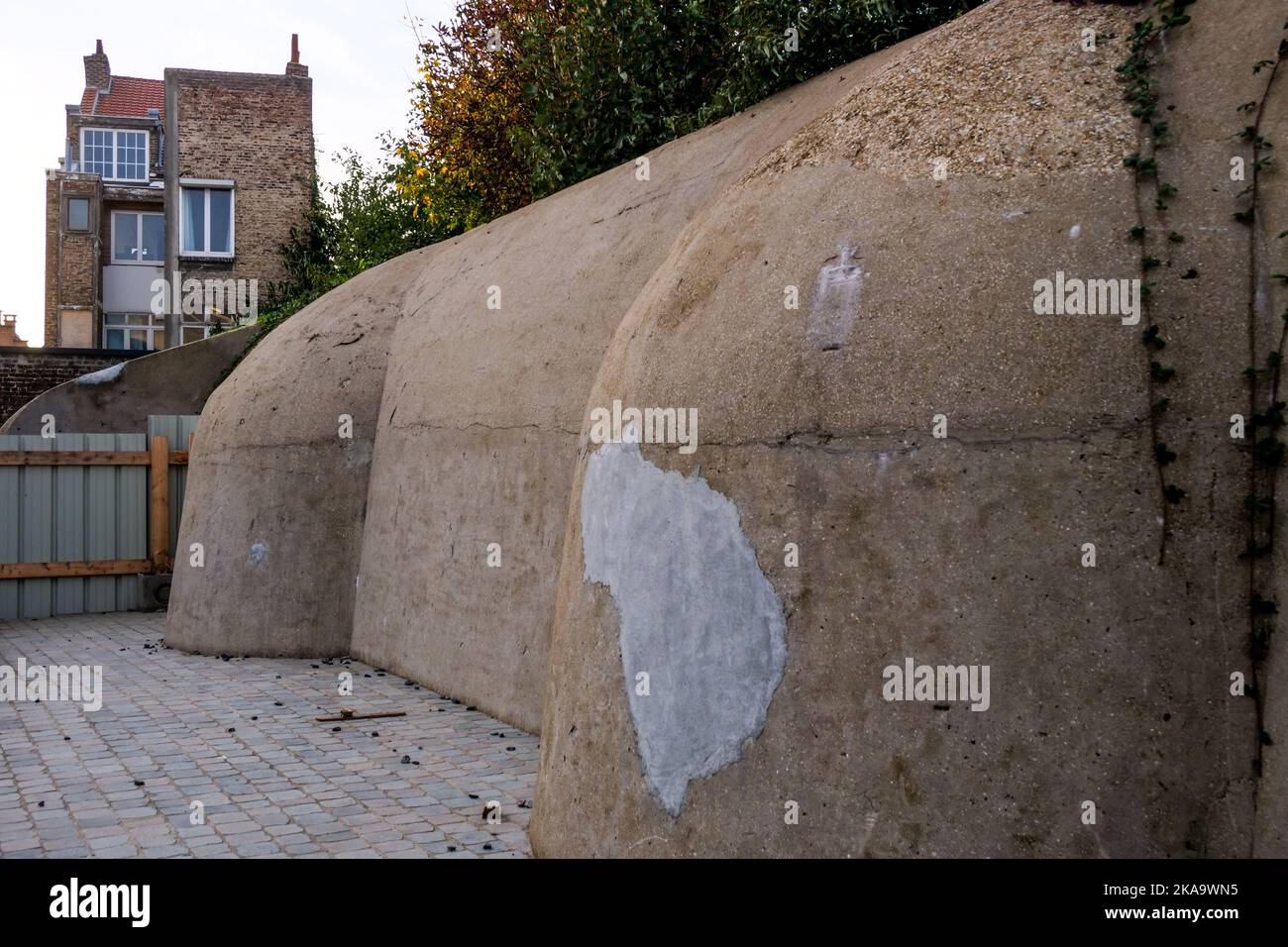 Disused WWII German blockhaus. Fives district, Lille, Nord, Hauts-de ...