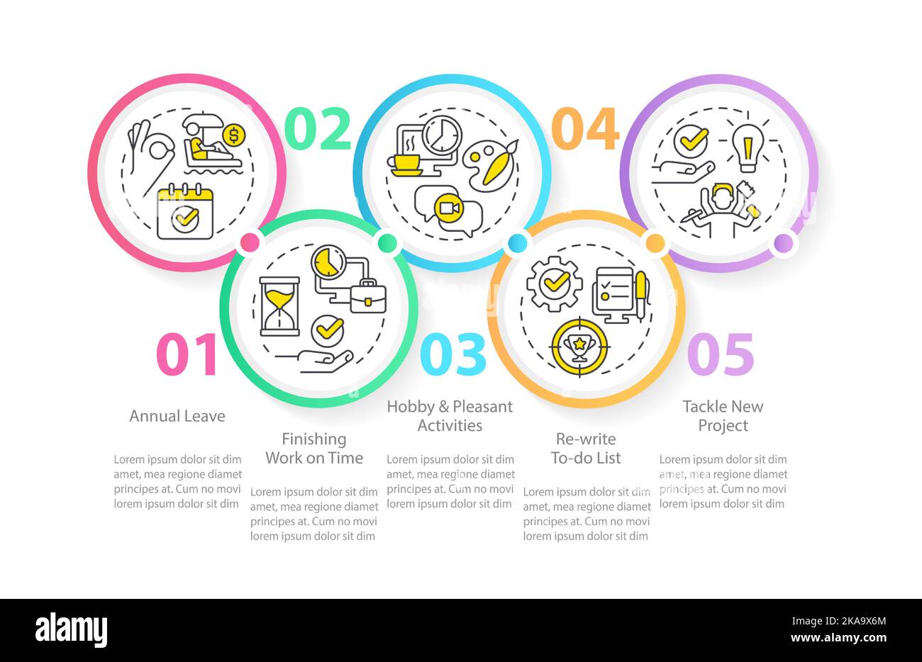 Work flow image Stock Vector Images - Alamy