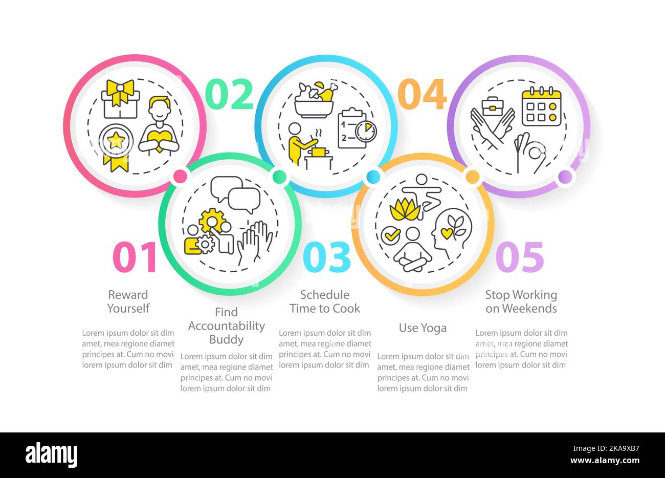 Overcome work burnout infographic template Stock Vector Image & Art - Alamy