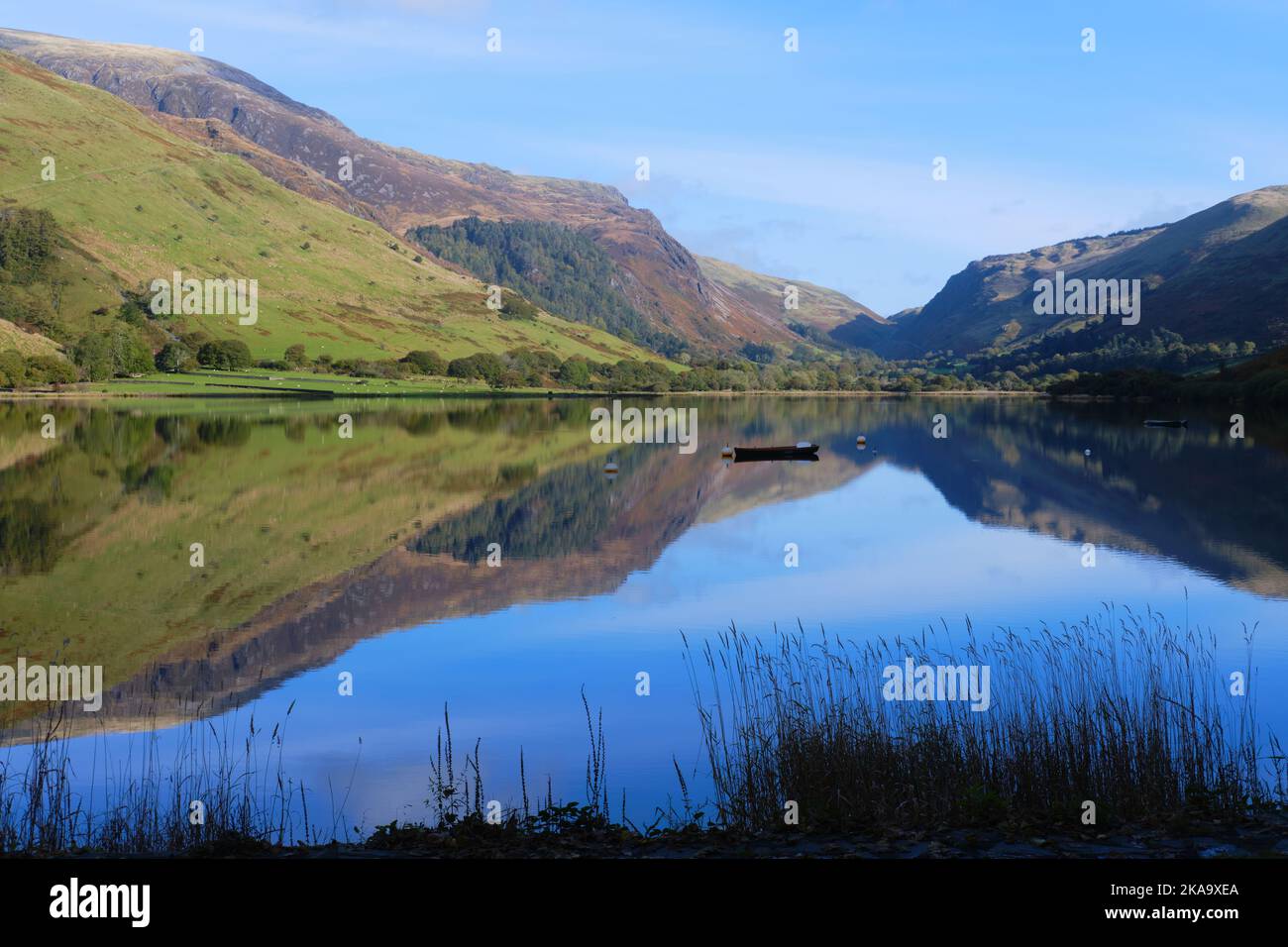 Tal-y-llyn lake in Snowdonia, North Wales Stock Photo - Alamy