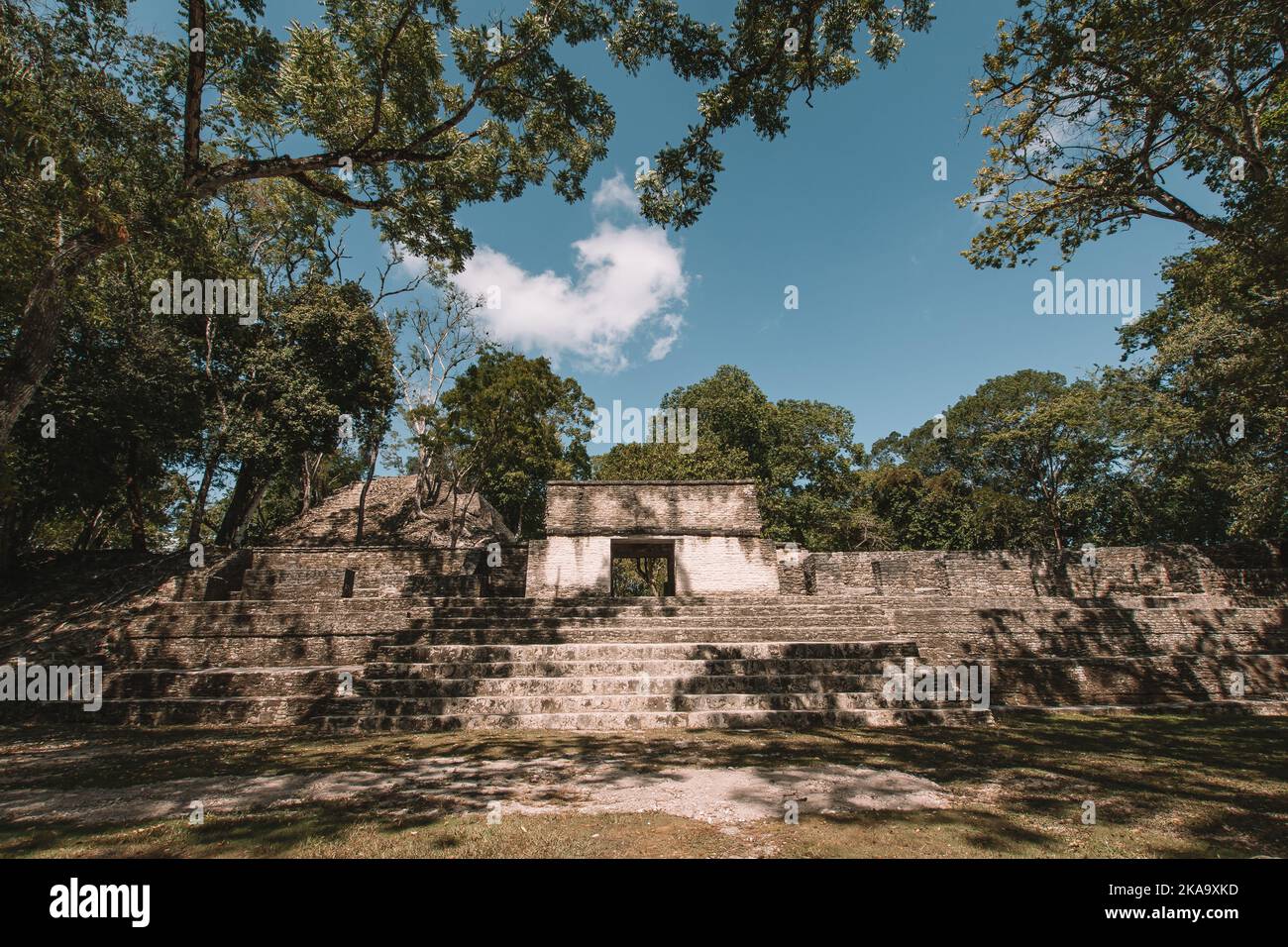Maya Archaeology Site of Cahal Pech in San Ignacio Town, Cayo District ...
