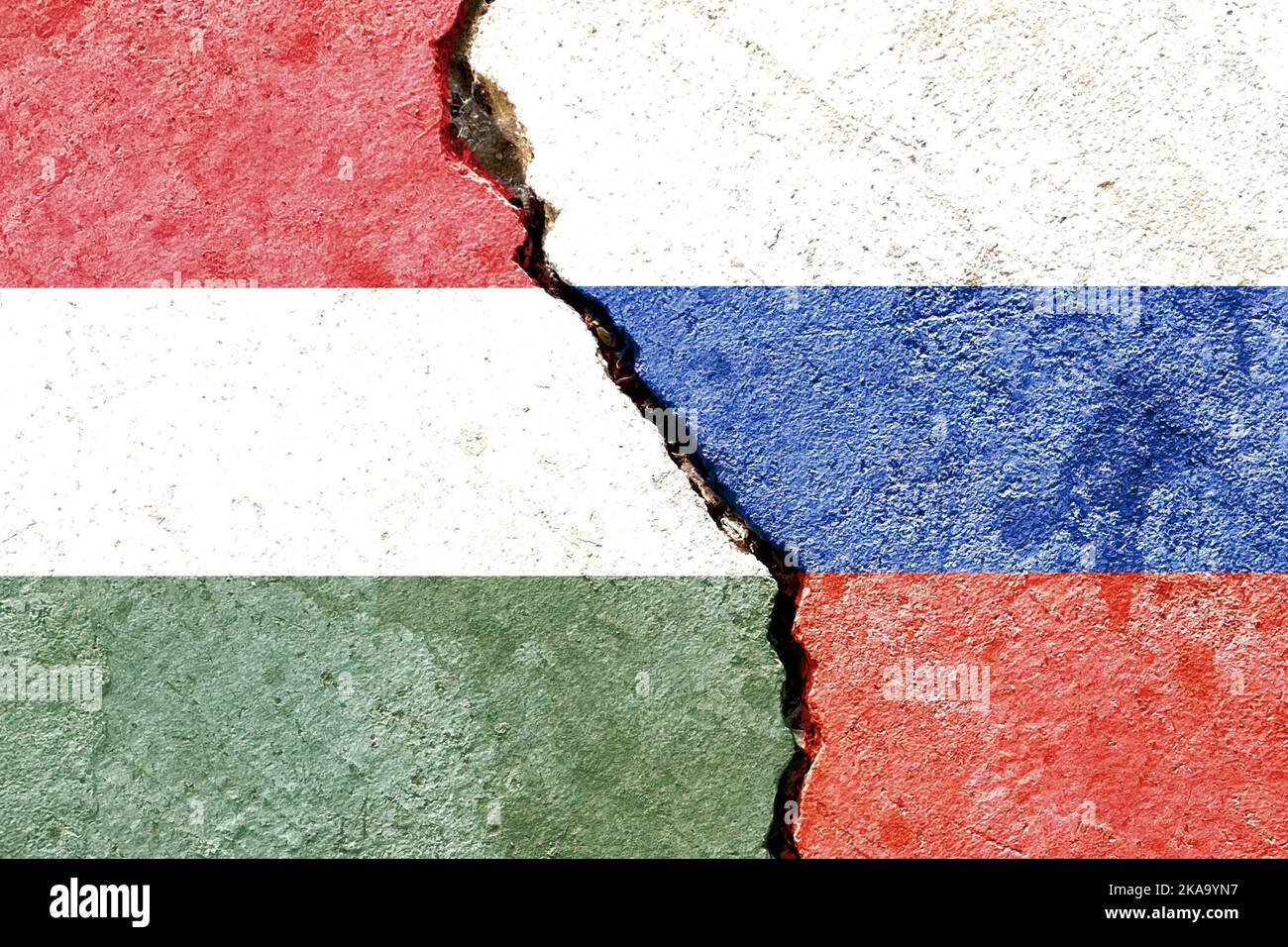 abstract Hungary Russia politics relationship friendship divided ...