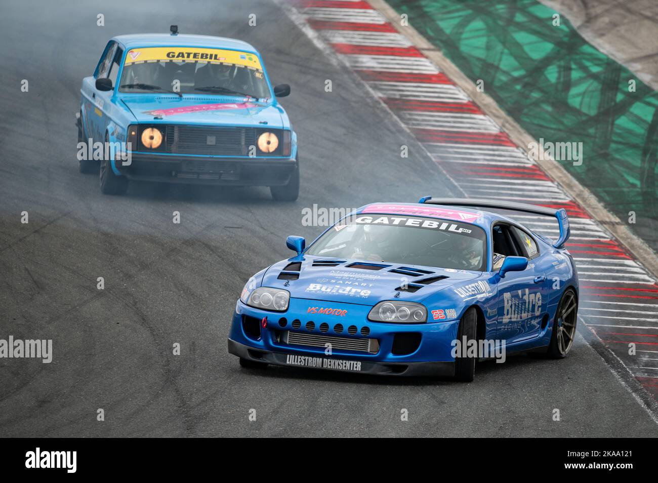 Toyota Supra, it's an A80 MK4 drifting Stock Photo - Alamy