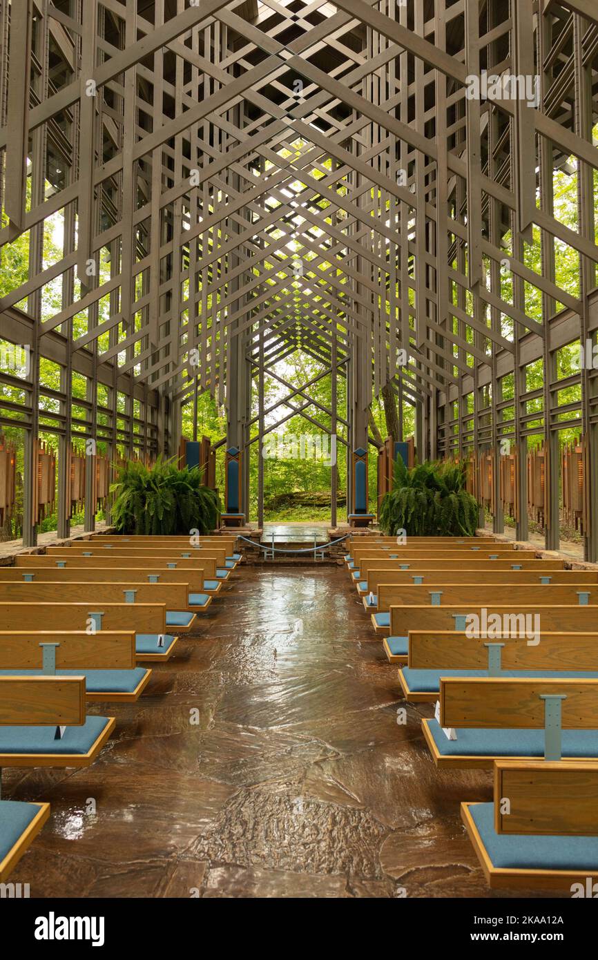 A one of the best religious buildings is the Thorncrown Chapel. A ...