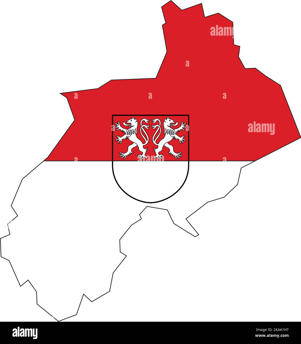 Flag map of WITTEN, GERMANY Stock Vector Image & Art - Alamy