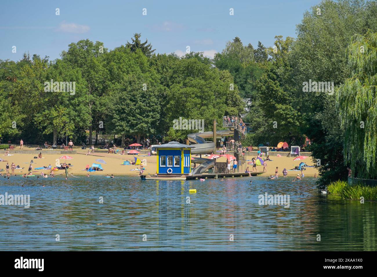 Strandbad Orankesee, Hohenschönhausen, Lichtenberg, Berlin, Deutschland ...