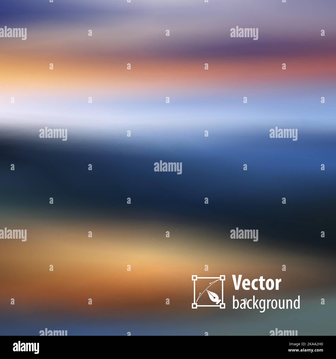 Pattern Abstract Background with Horizontal Iridescent Colors Gradients ...