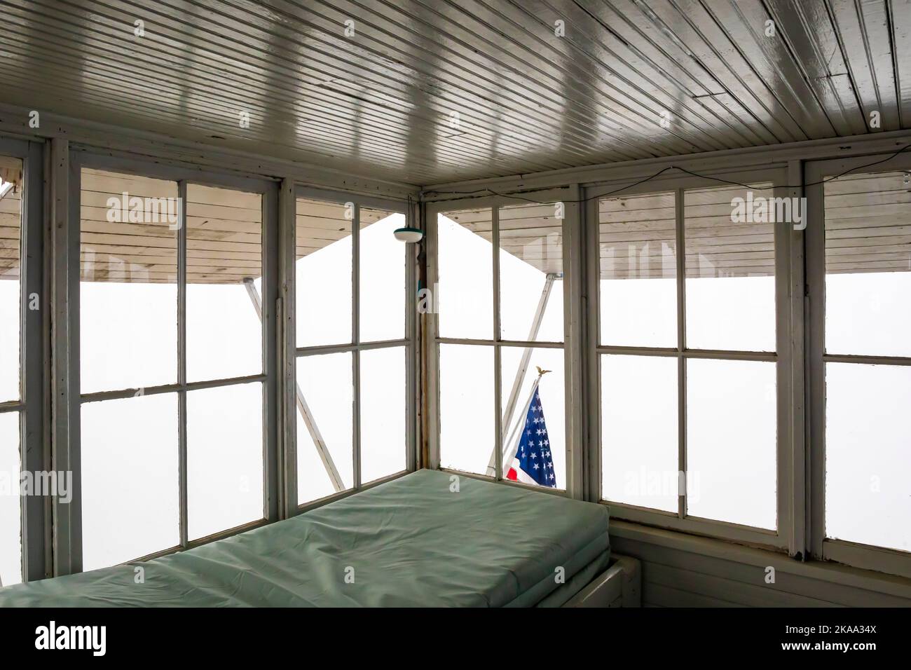Interior of Evergreen Mountain Lookout, Mt. Baker–Snoqualmie National ...