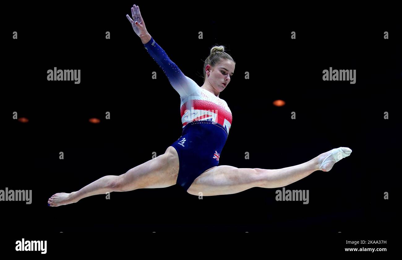 Great Britain's Alice Kinsella on the balance beam during day four of ...
