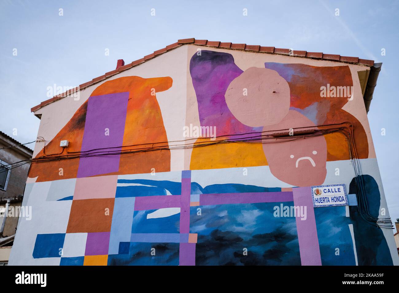 Artist Nulo mural artwork during Asalto International Urban Art ...