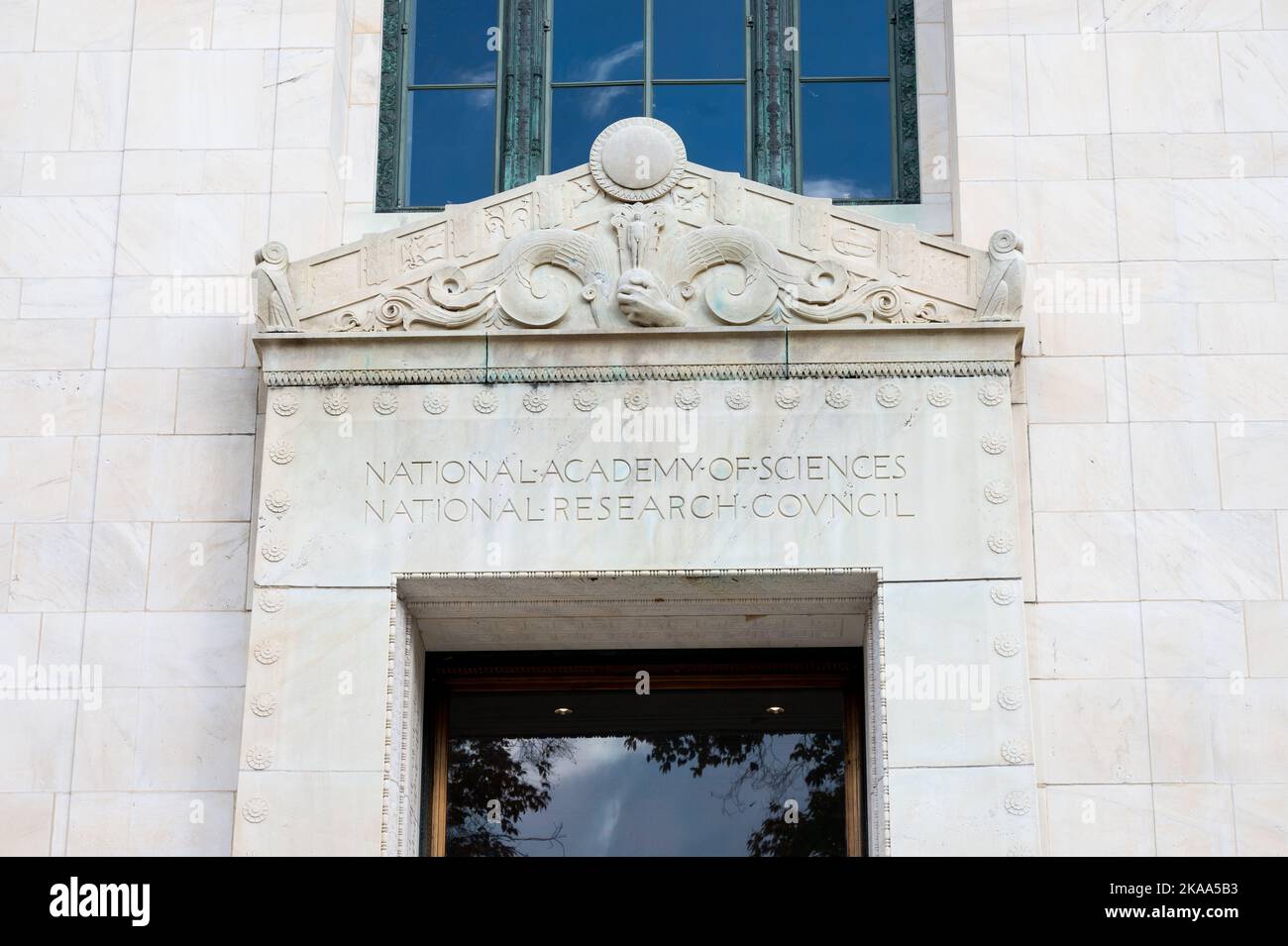 The National Academy of Sciences (NAS) building in Washington Stock ...