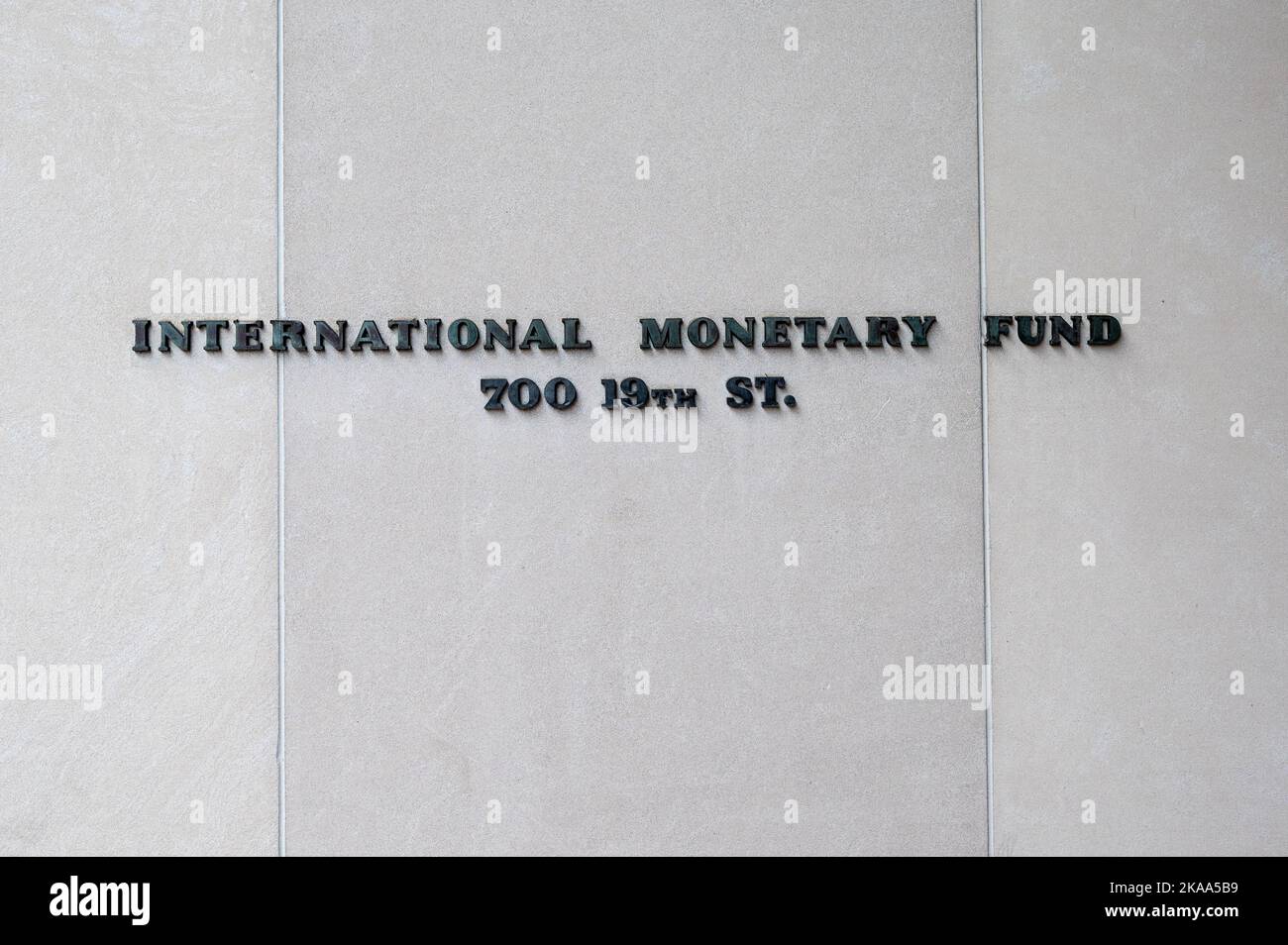 The International Monetary Fund (IMF) building in Washington Stock ...