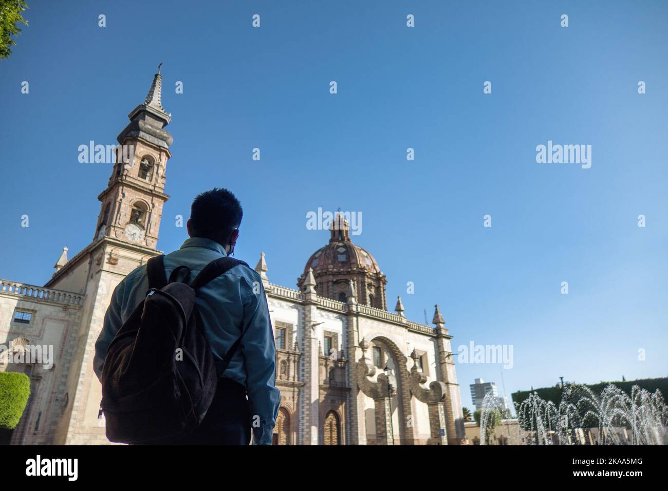 A Santa Rosa de Viterbo Temple - Queretaro, Mexico Stock Photo - Alamy