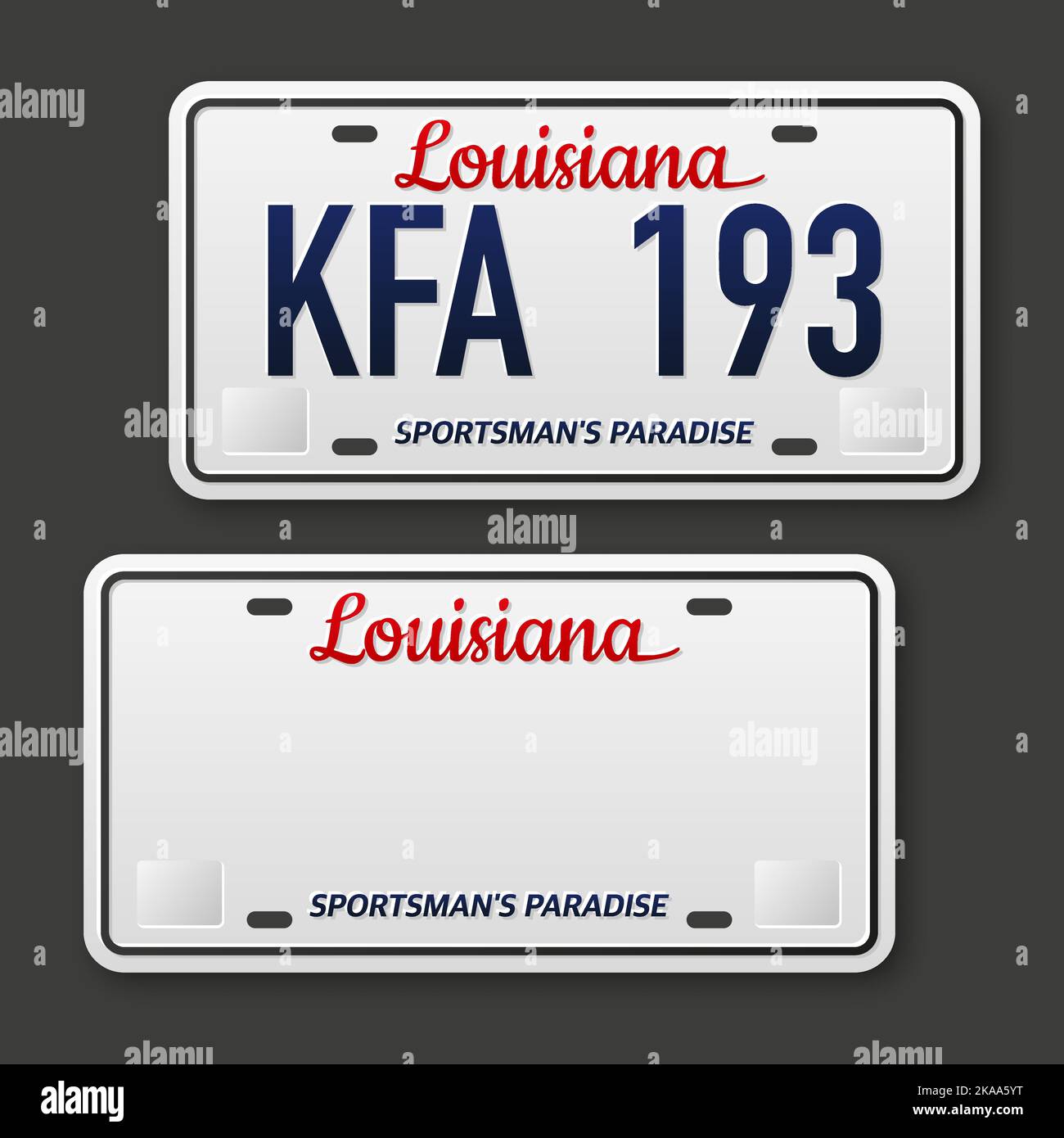 Retro car plate for banner design. Isolated vector illustration ...