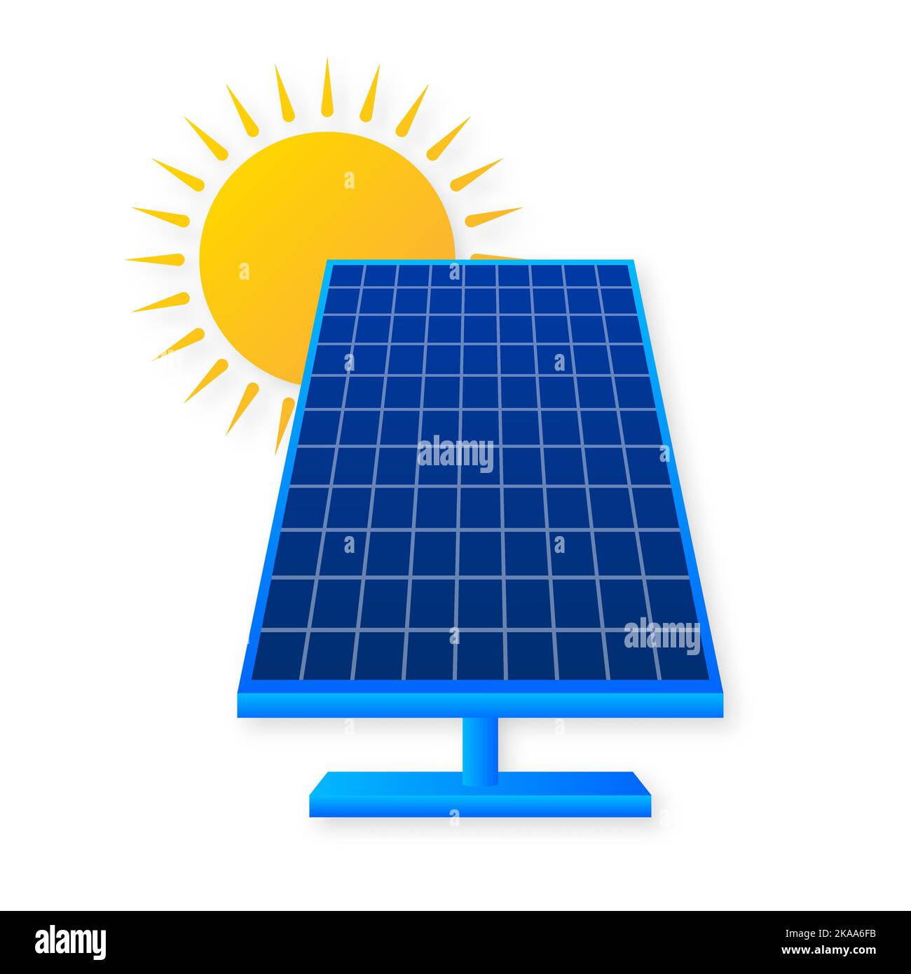 Solar PV panel power plant station. Isometric vector. Vector geometric ...