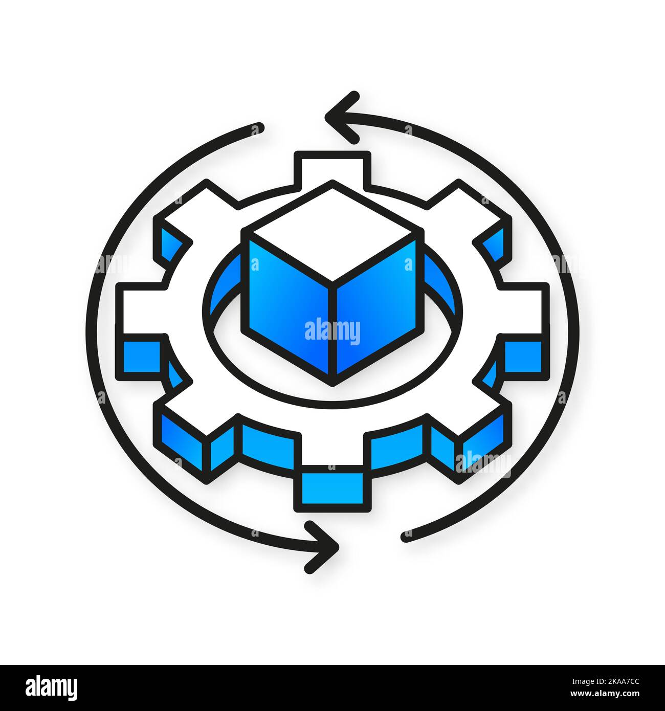 Ar augmented reality tech background Cut Out Stock Images & Pictures ...