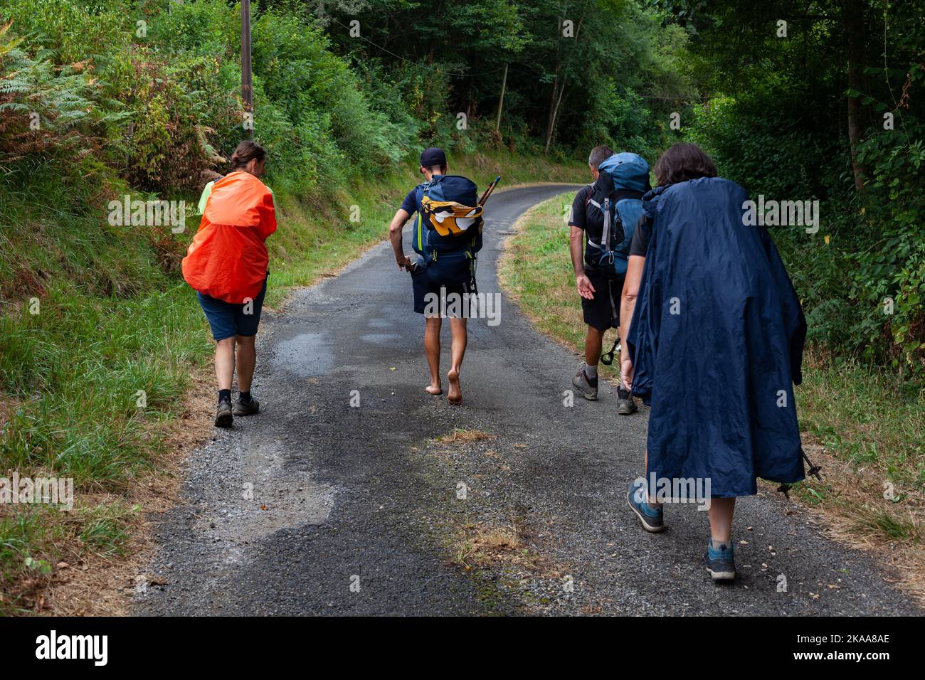 Barefooted pilgrims hi-res stock photography and images - Alamy