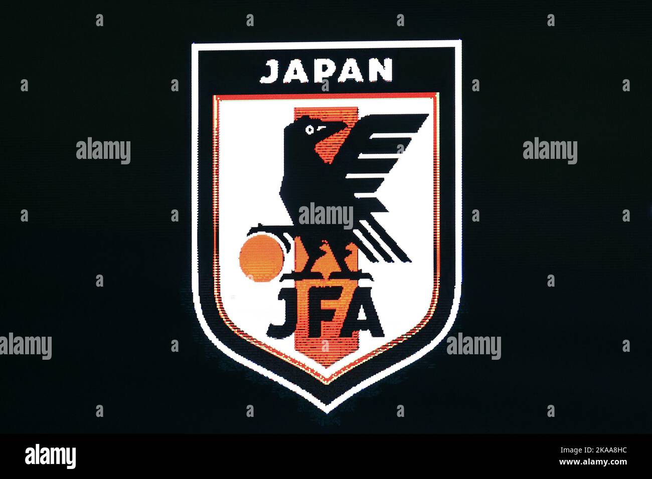 DUSSELDORF - logo Japanese Football Association, JFA during the ...