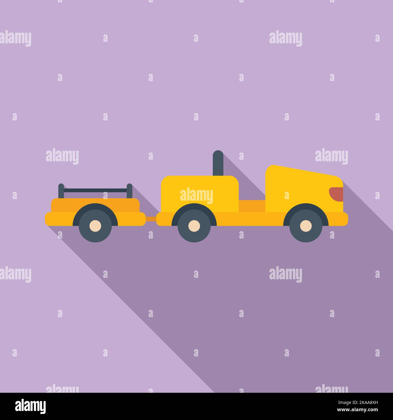 Cargo bag machine icon flat vector. Ground airport. Carrier baggage ...