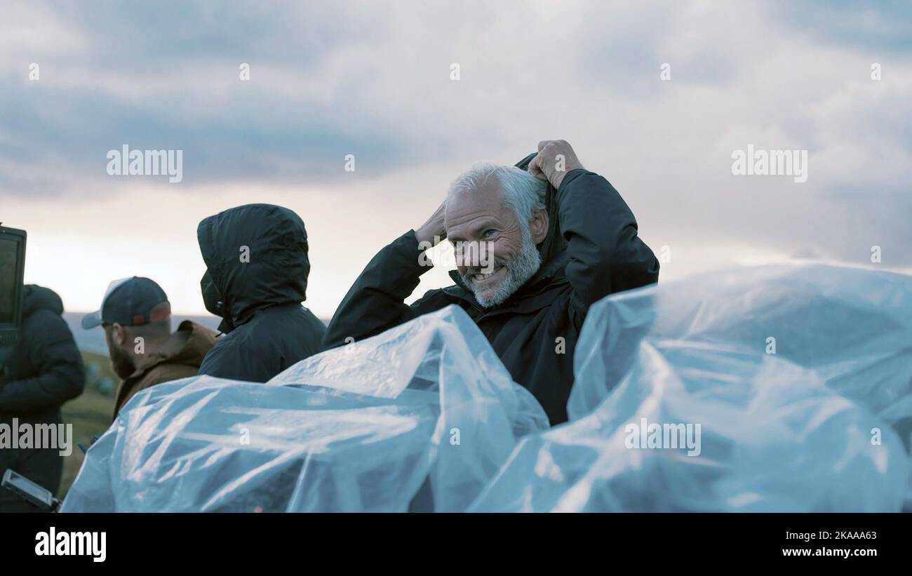 THE BANSHEES OF INISHERIN, director Martin McDonagh, on set, 2022. ph ...