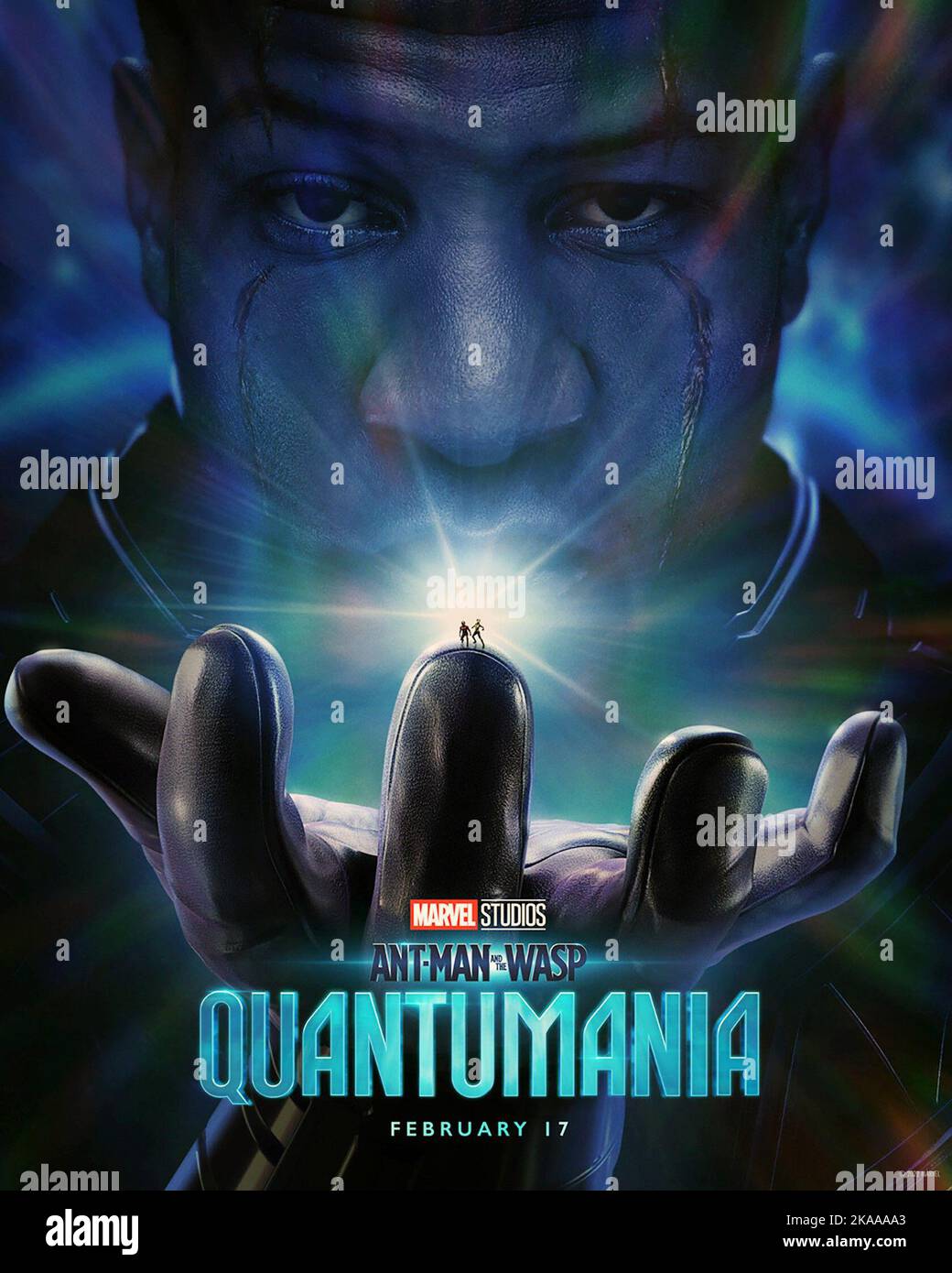 ANT-MAN AND THE WASP: QUANTUMANIA, (aka ANT-MAN 3), US advance poster, Jonathan Majors as Kang ...