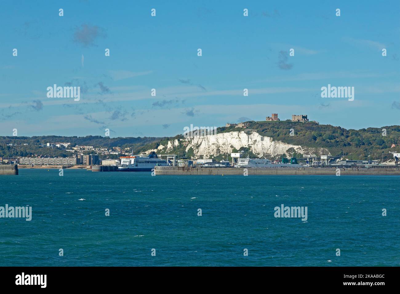 Harbour and castle, Dover, England, Great Britain Stock Photo - Alamy