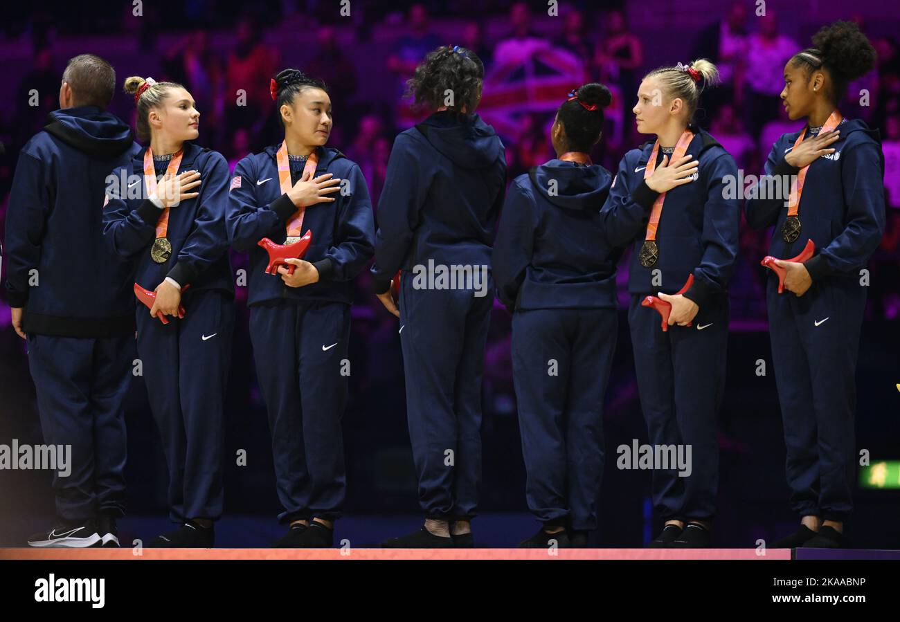 Liverpool, UK. 01st Nov, 2022. Gymnastics: World Championship, women ...