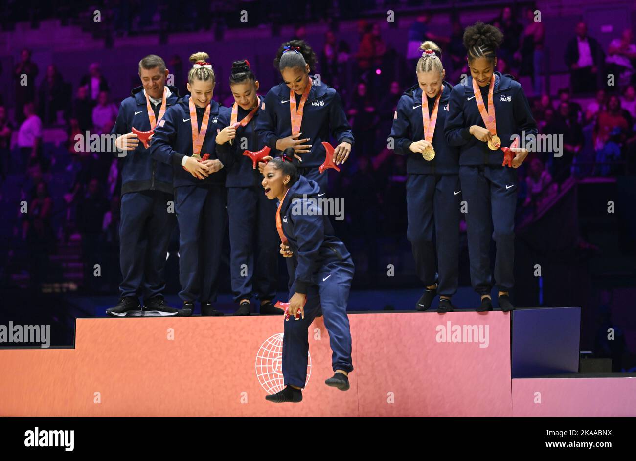 Liverpool, UK. 01st Nov, 2022. Gymnastics: World Championship, women ...