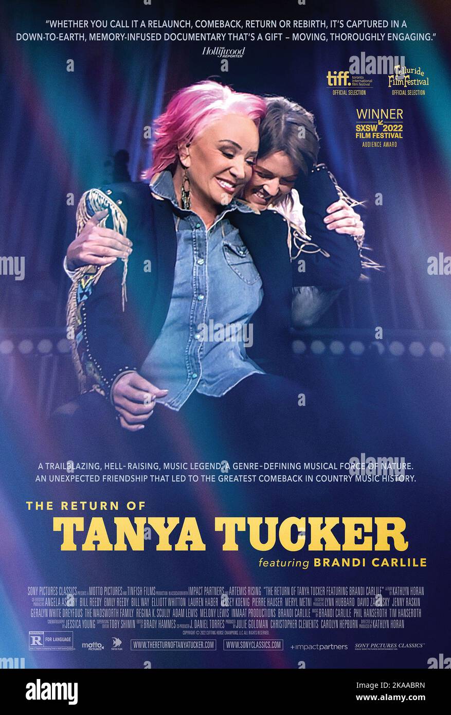 THE RETURN OF TANYA TUCKER: FEATURING BRANDI CARLILE, US poster, from ...