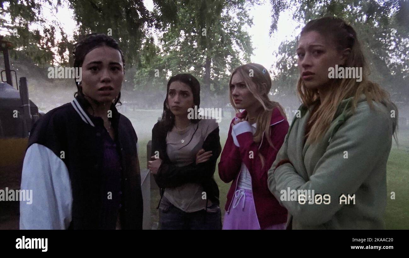 V/H/S/99, (aka VHS99), from left: Isabelle Hahn, Caitlin Serros ...