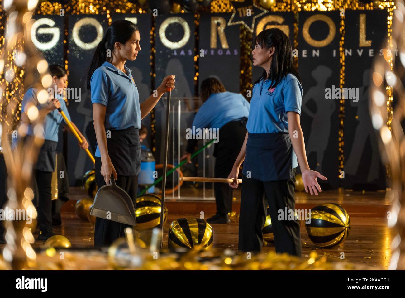 THE CLEANING LADY, from left: Elodie Yung, Martha Millan, El Diablo Que ...